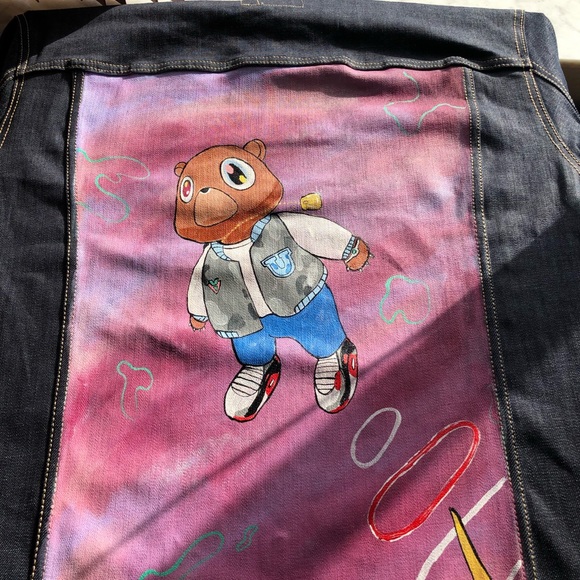 Levi's | Jackets & Coats | Kanye West Graduation Bear Album Art Denim ...